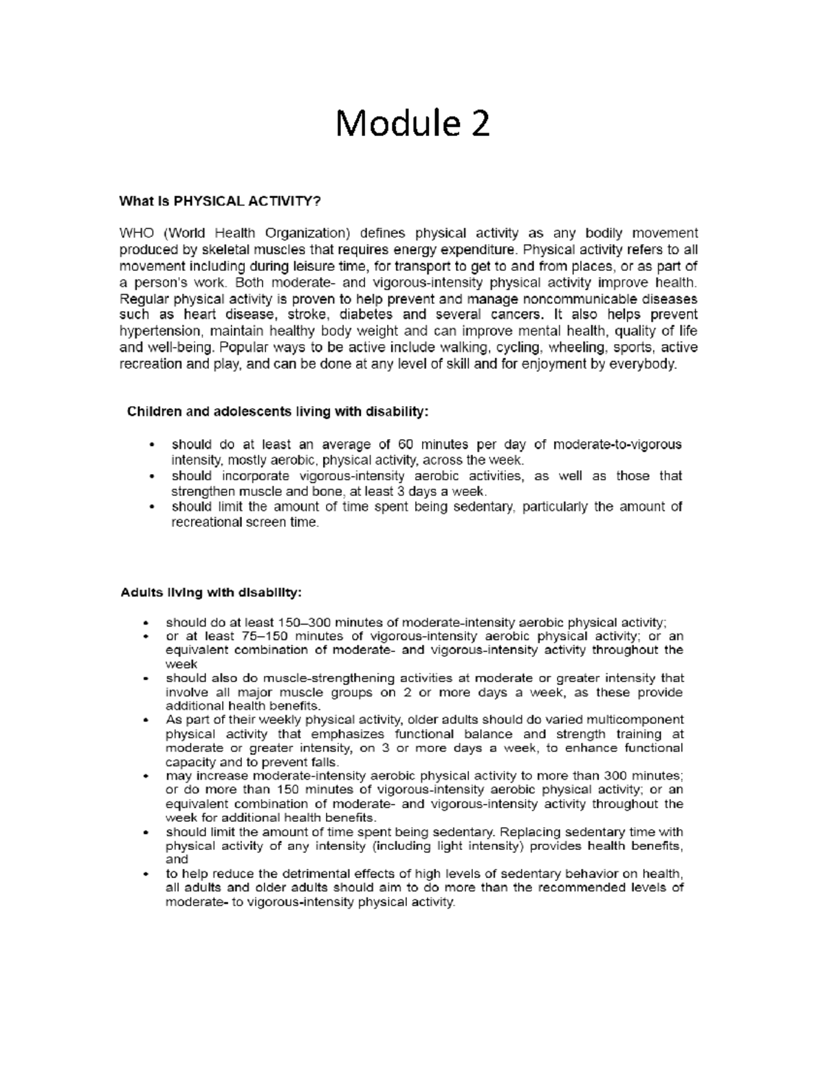 Pathfit Module 2 - PE - HAPPY - Mandatory Continuing Legal Education ...