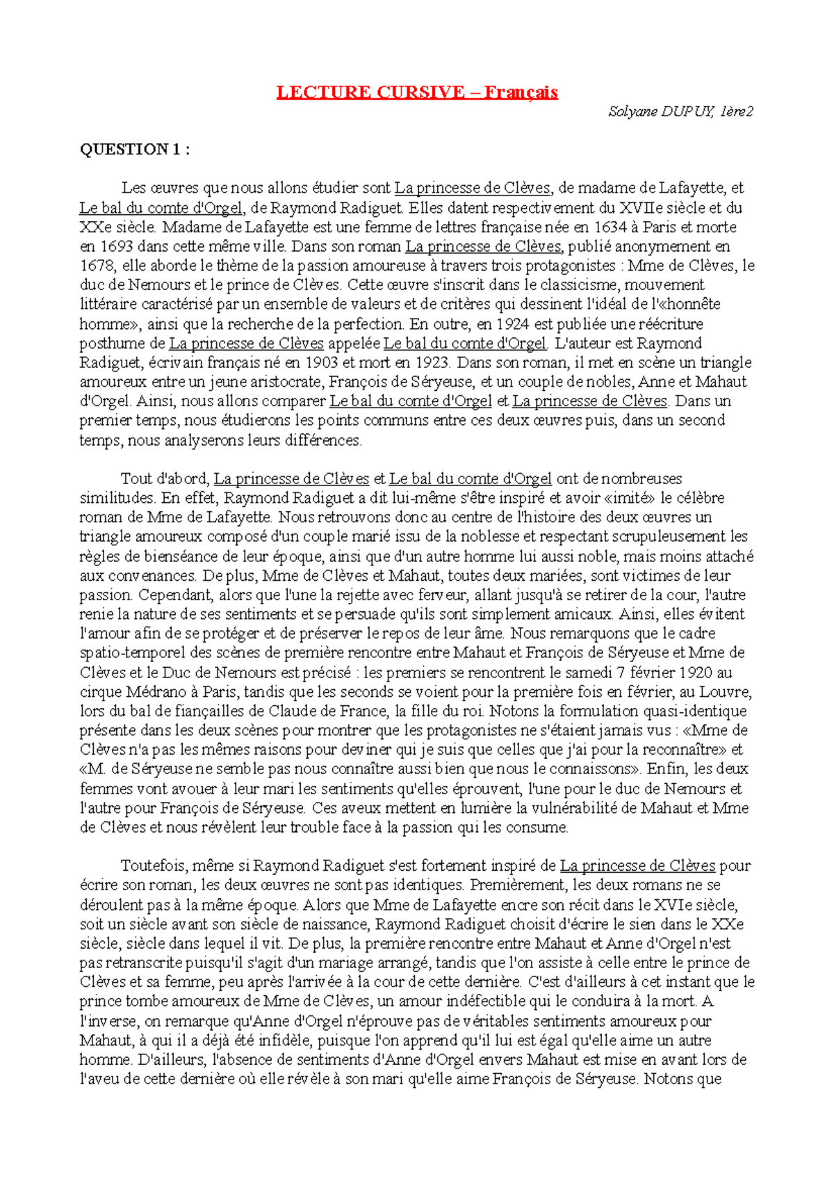 Le Bal du comte d'Orgel - Questions argumentées - LECTURE CURSIVE ...
