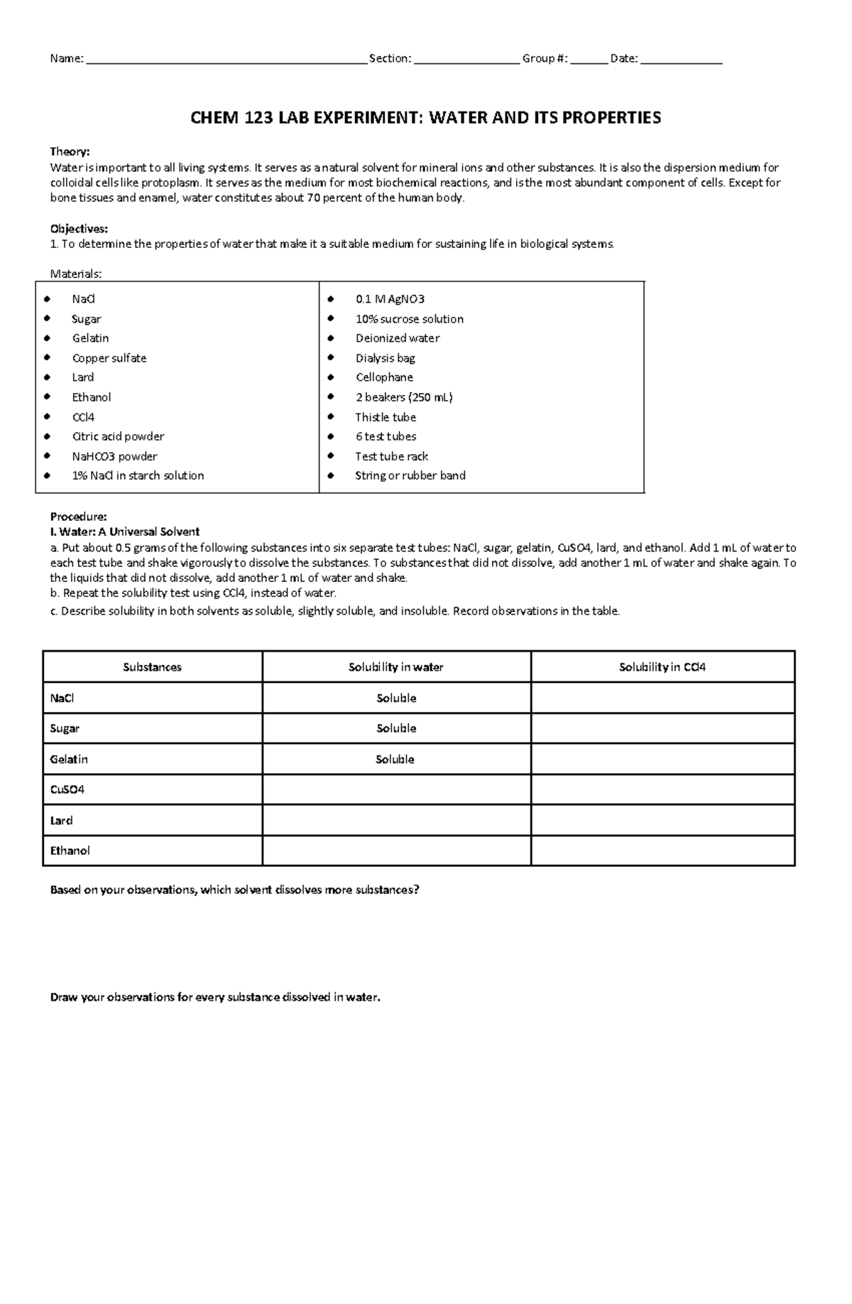 Chem - chemistry practice - Name ...