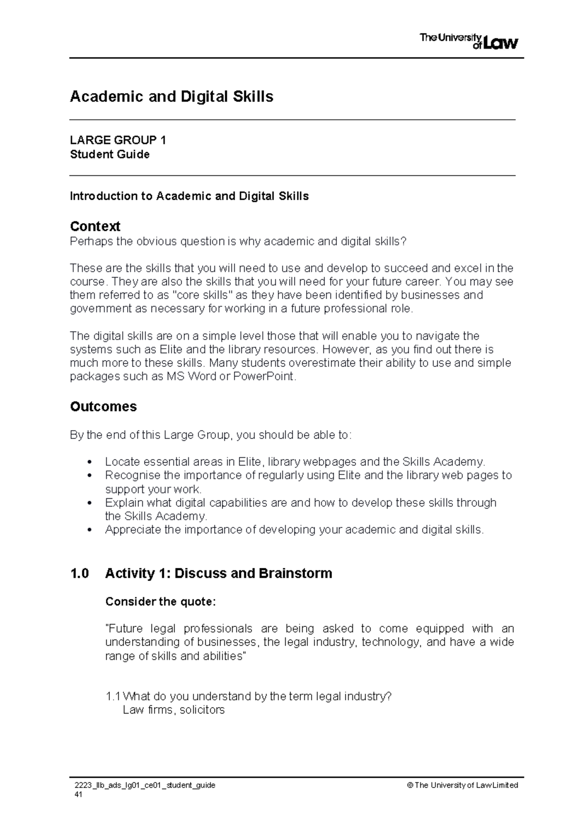 Academic and digital 1 - They are also the skills that you will need ...