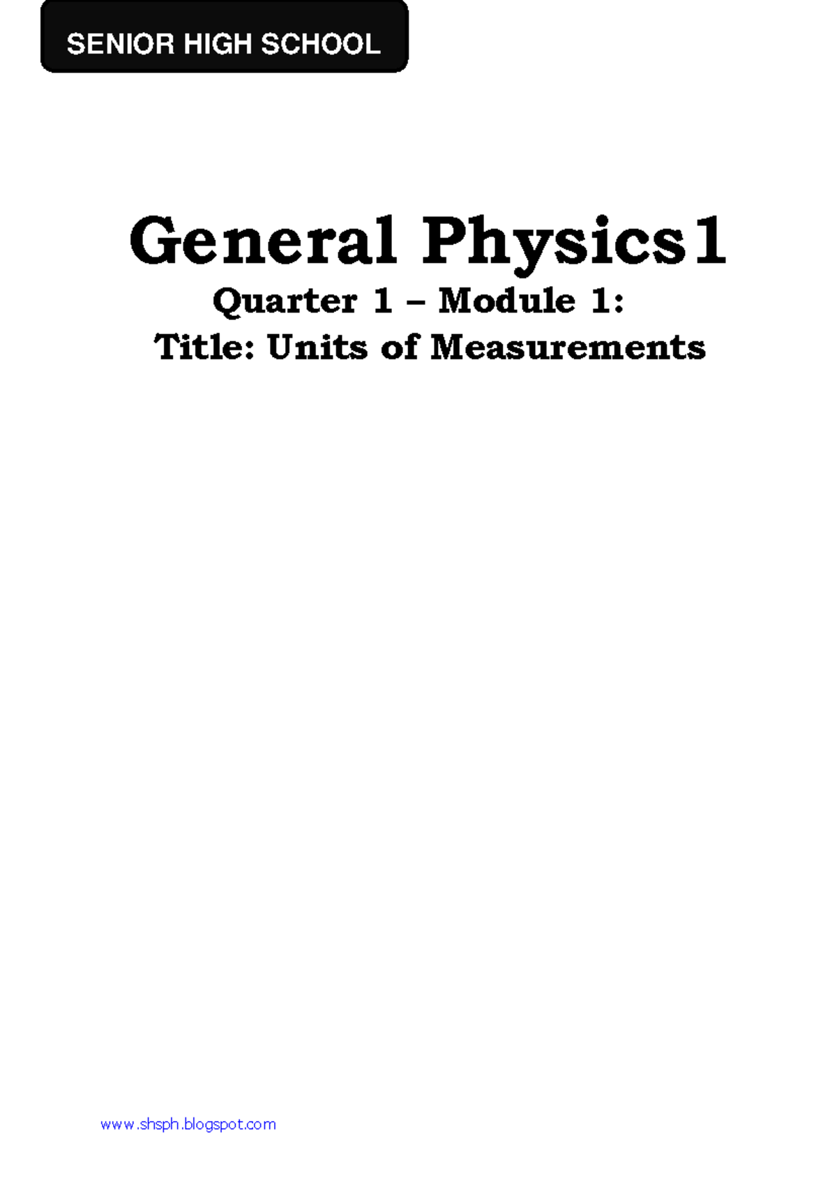 1. ADMModule STEM GP12EU-Ia-1 - shsph.blogspot General Physics Quarter ...