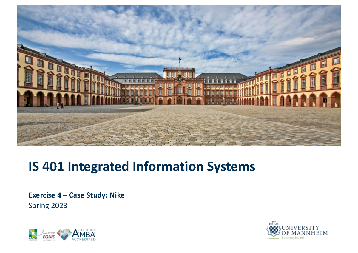 Exercise 4 - Assignment Questions - Exercise 4 – Case Study: Nike ...