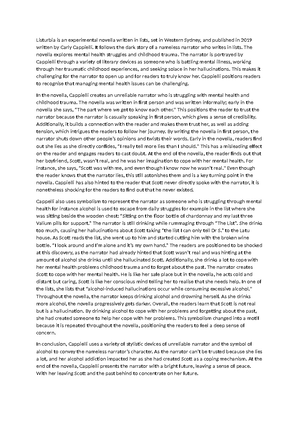 Chapter 1 - TKAM - Chapter 1 Learning Intention: To explain how Scout’s ...