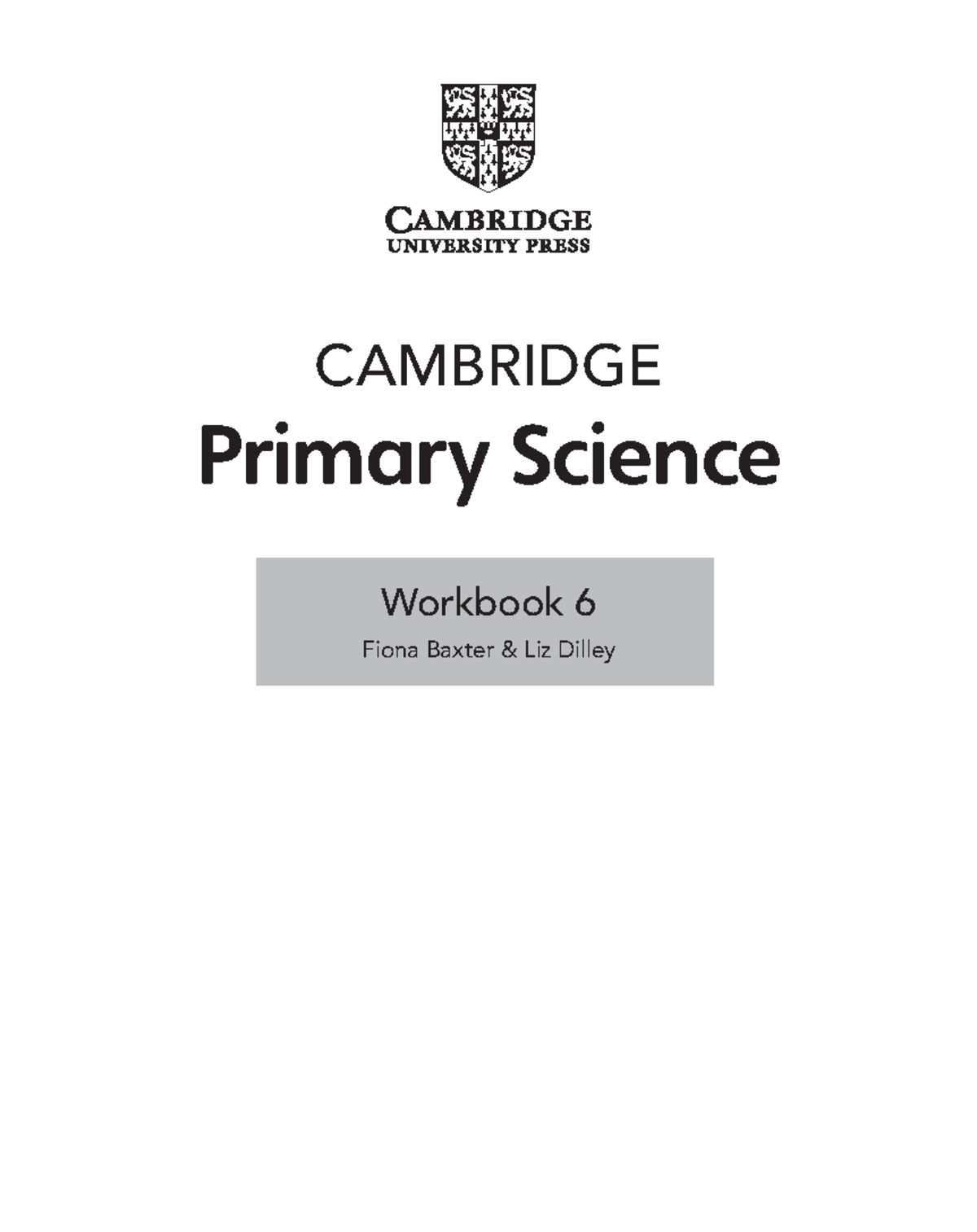 Cambridge Primary Science 6 Workbook 2nd Edition 2021 - Primary Science ...