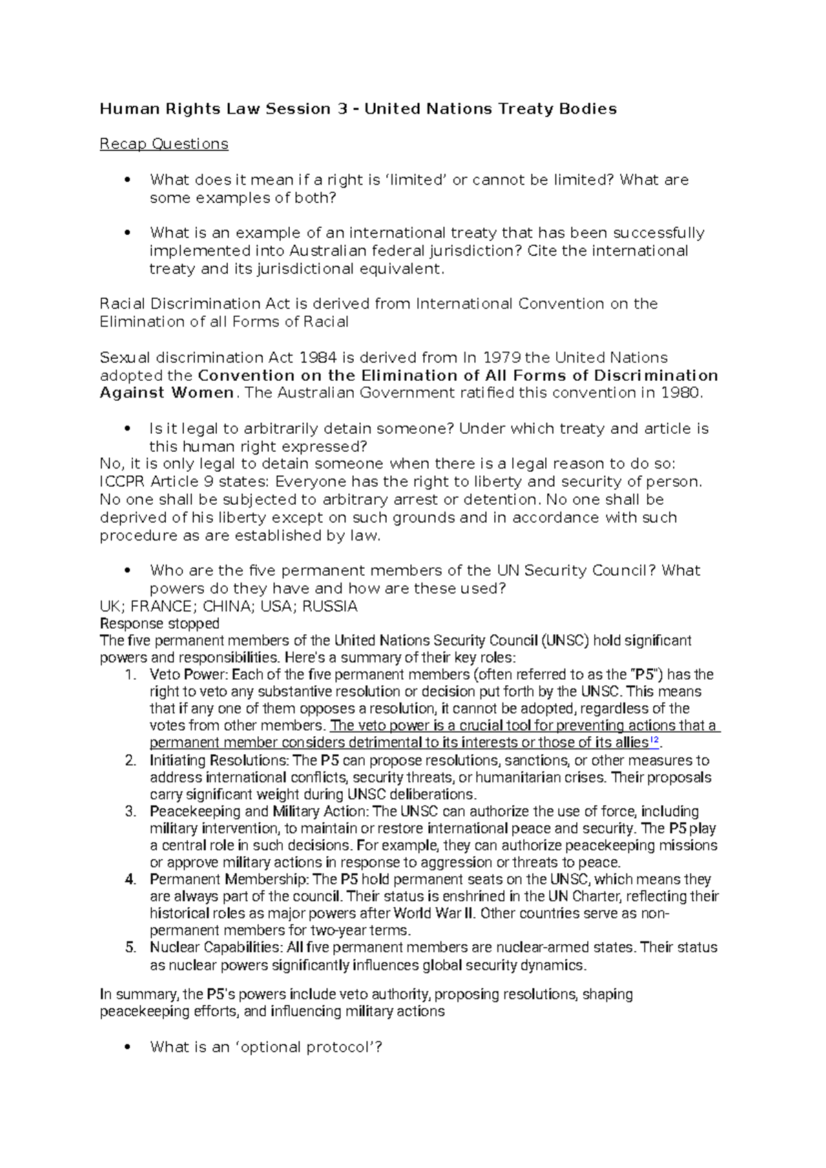 HRL Session 3 S1B3 2024 Class Guide - Human Rights Law Session 3 ...