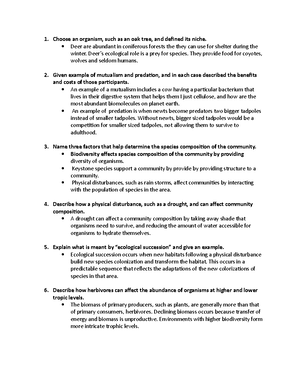 Cohn problems for MT2 - Midterm study guide - STUDENT NAME