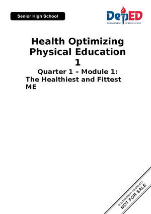 Done - HOPE1 q1 mod4 Skill Related Fitness - Health Optimizing Physical Education (H.O.P. 1 ...