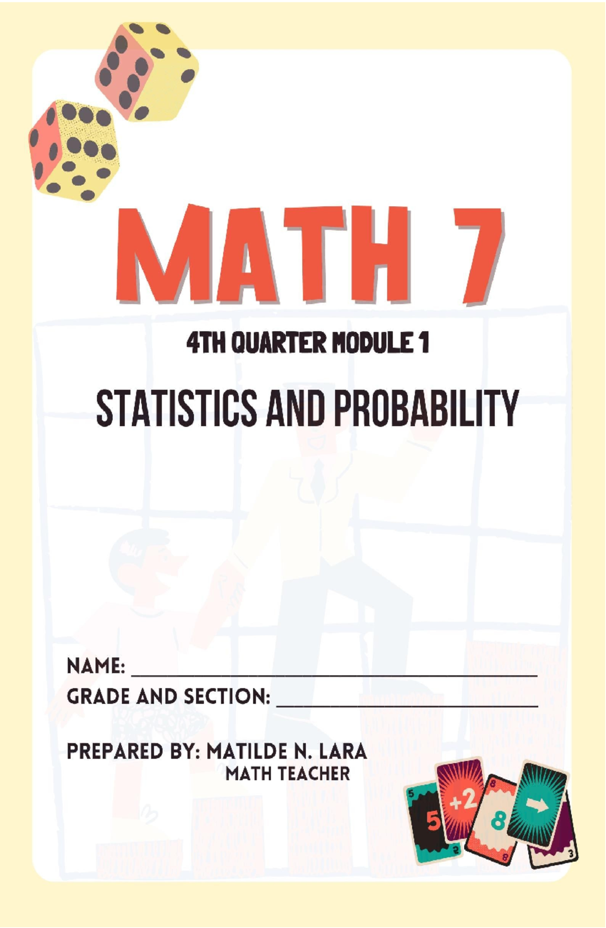 Math 7 Fourth Quarter Statistics and Probability Study Materials ...