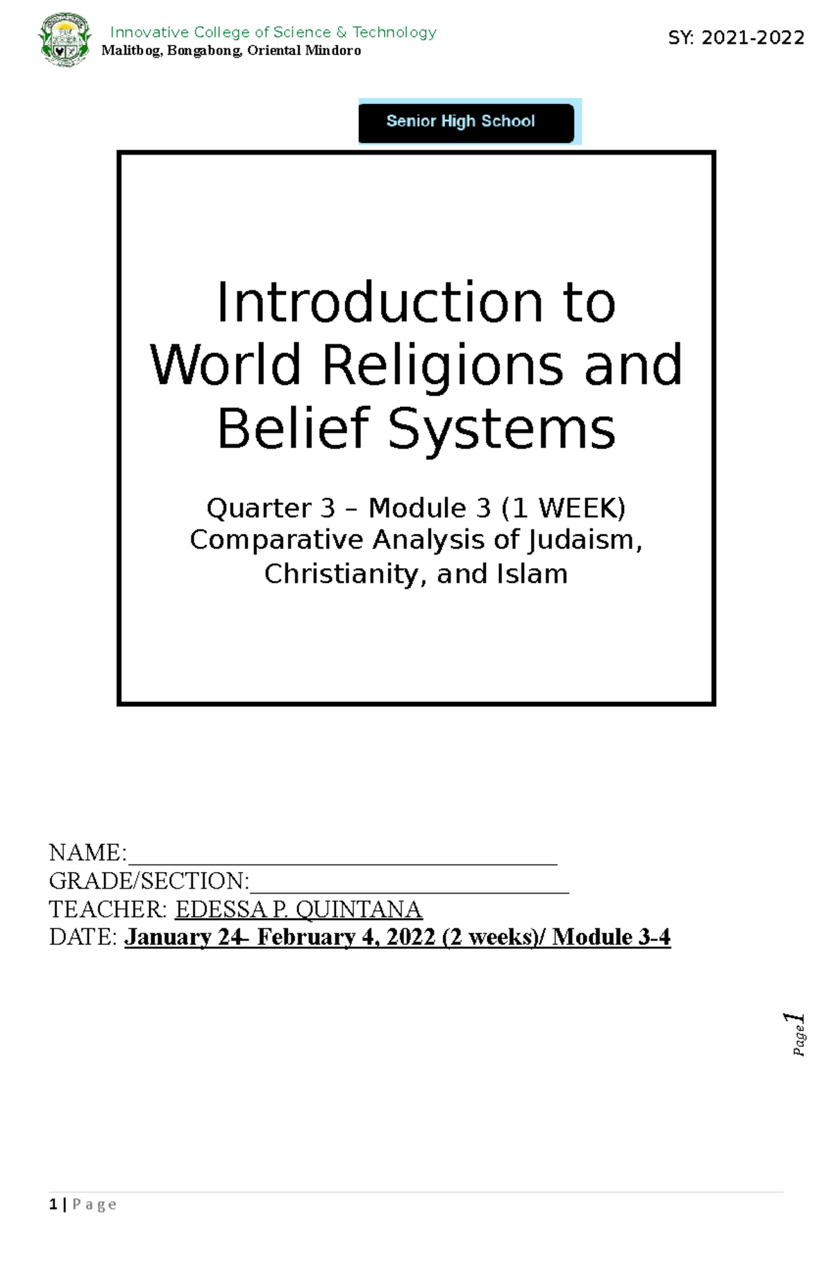 Introduction Module 2 2 3 4j5 - Accountancy - Studocu