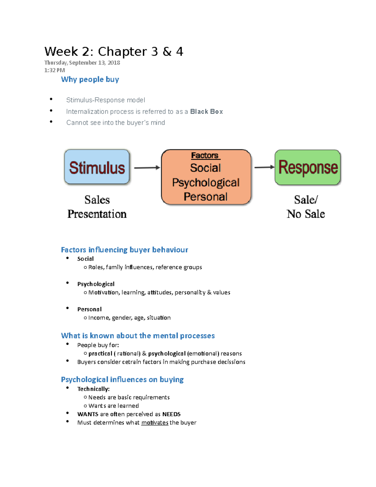 Chapter 3 & 4 bmt 545 - Week 2: Chapter 3 & 4 Thursday, September 13 ...