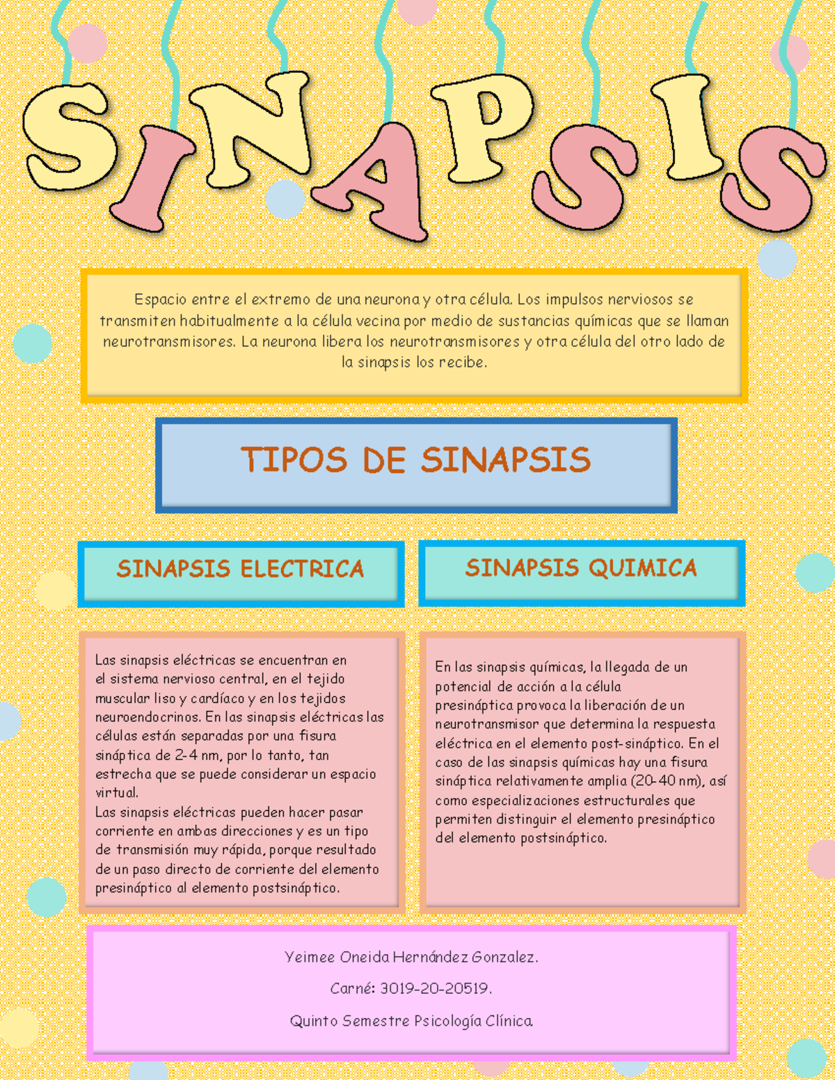 Infografa Neurociencias Neurona Sinapsis Neurociencia