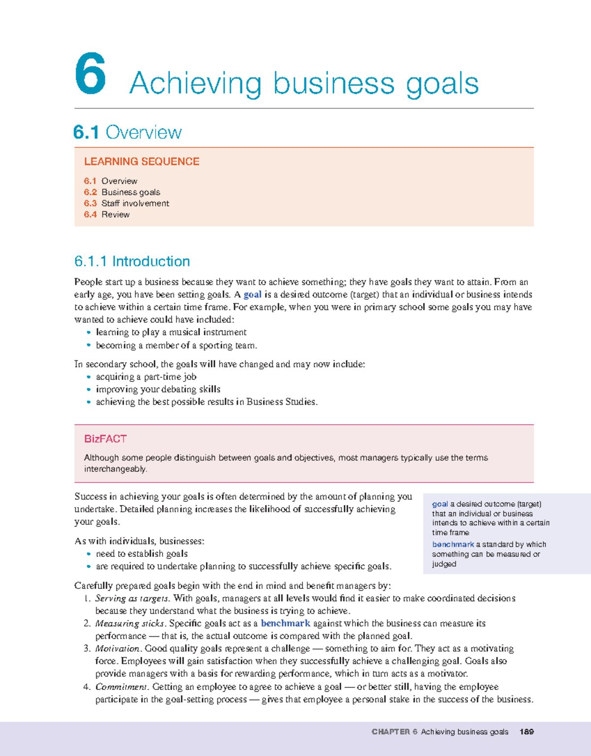 C06Achieving Business Goals - 6 Achieving business goals 6 Overview ...