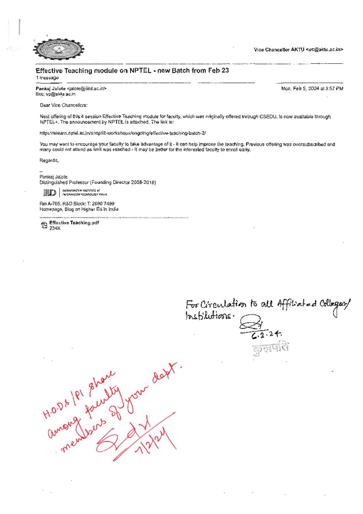 Effective Teaching Module on Nptel - new Batch Fom Feb 23 - Python For Data Science - Studocu