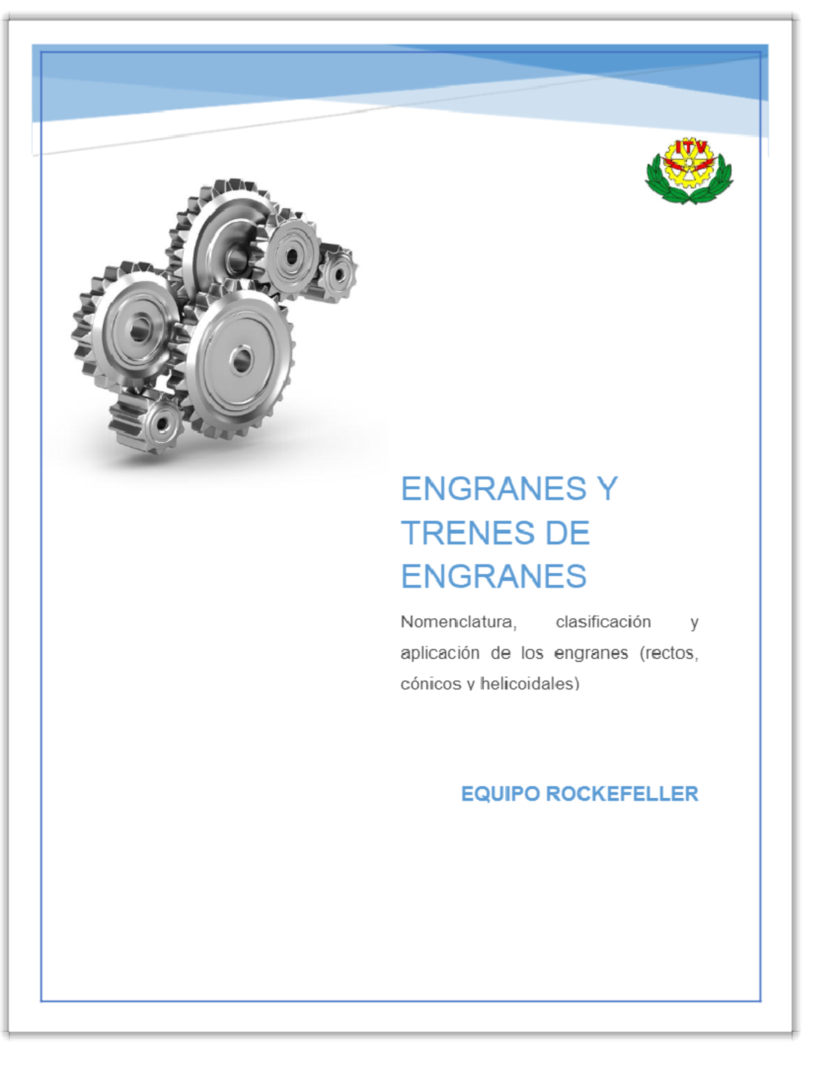 Engranes Y Trenes DE Engranes - PDF Descargar libre - Diseño Mecánico ...