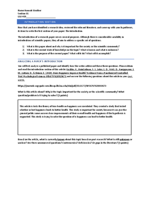 [Solved] analyze the discussion section of the research study Free - Research Methods in ...