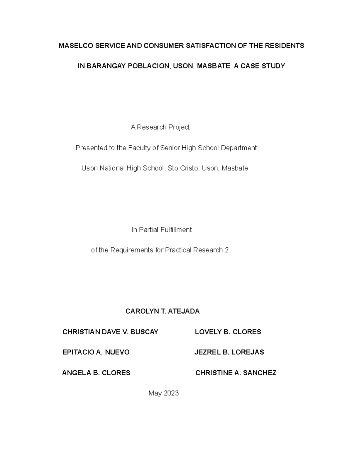 Document - pursue your dreams - MASELCO SERVICE AND CONSUMER ...