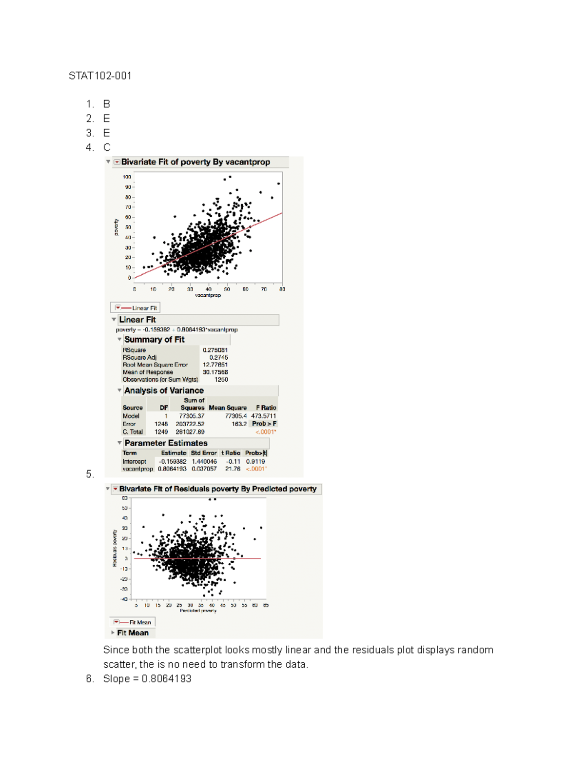 Hw4 - Stat 102 (Fall 2018) - Introductory Business Statistics Professor ...
