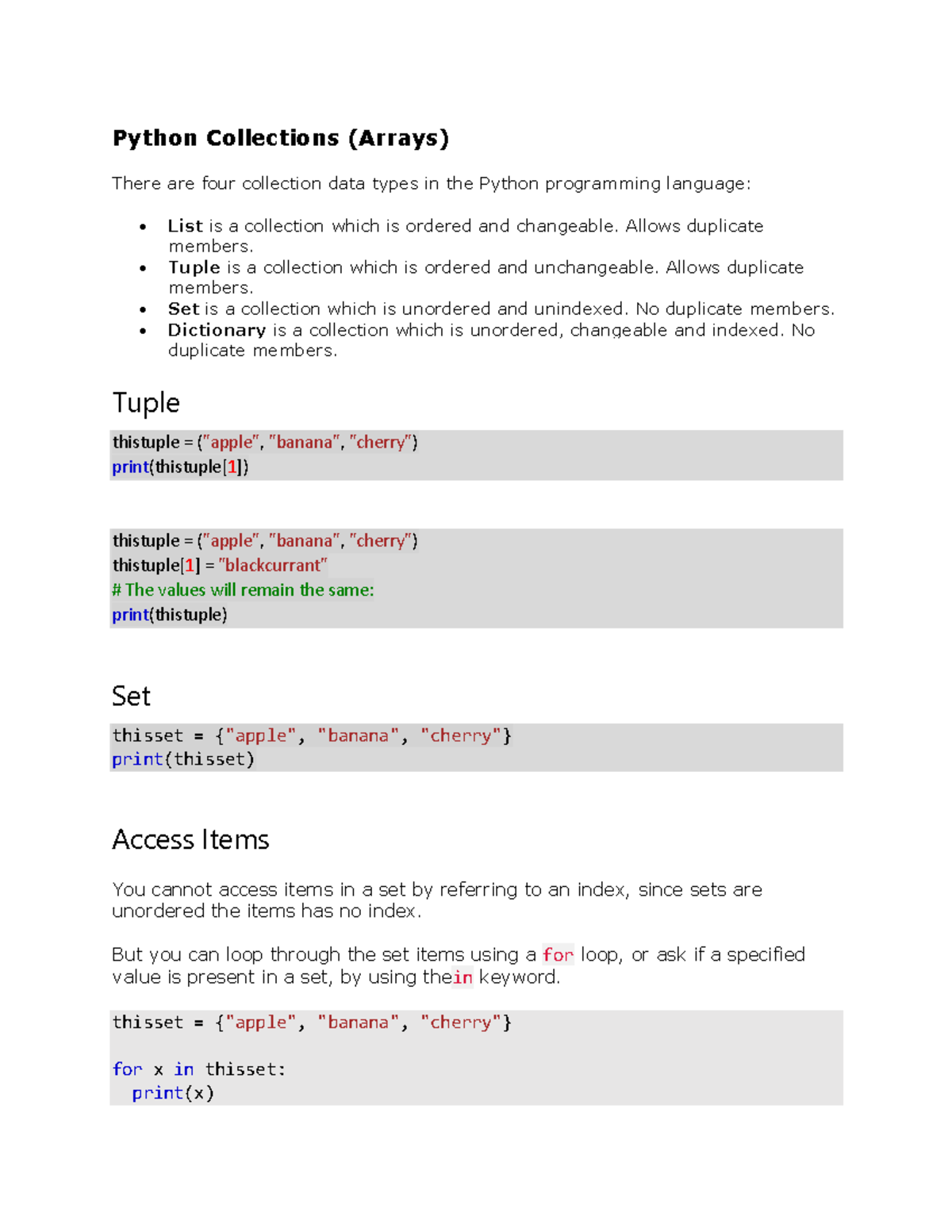 22-Python for bioinformatics programming - Python Collections (Arrays ...
