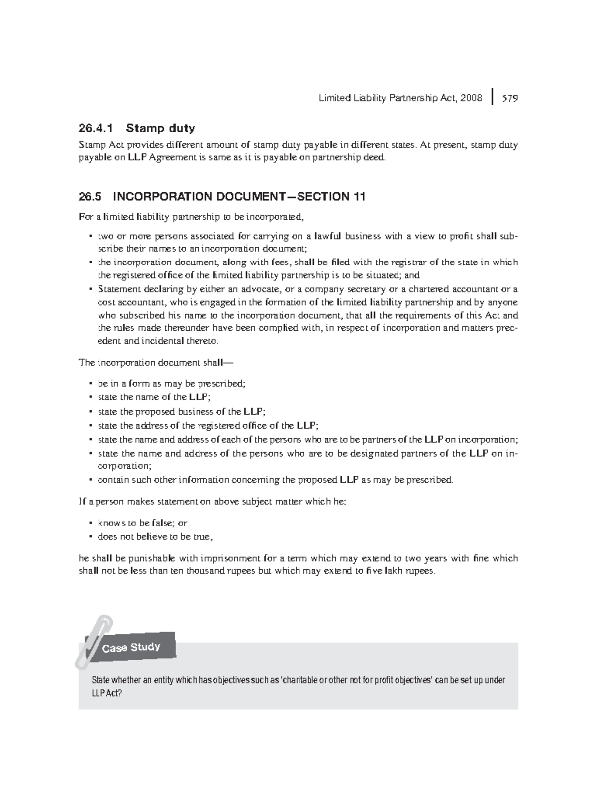 Zlib - n/a - Limited Liability Partnership Act, 2008 579 26.4 Stamp ...