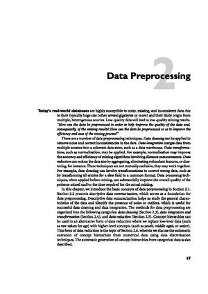 DWDM Notes - Excellent - The process of extracting information to ...
