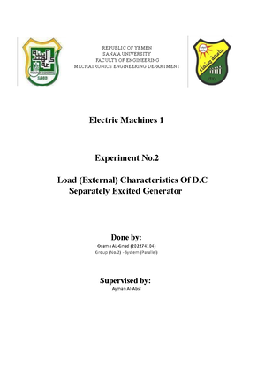Experiment report No.7 by osama Al-ganad - REPUBLIC OF YEMEN SANA'A ...