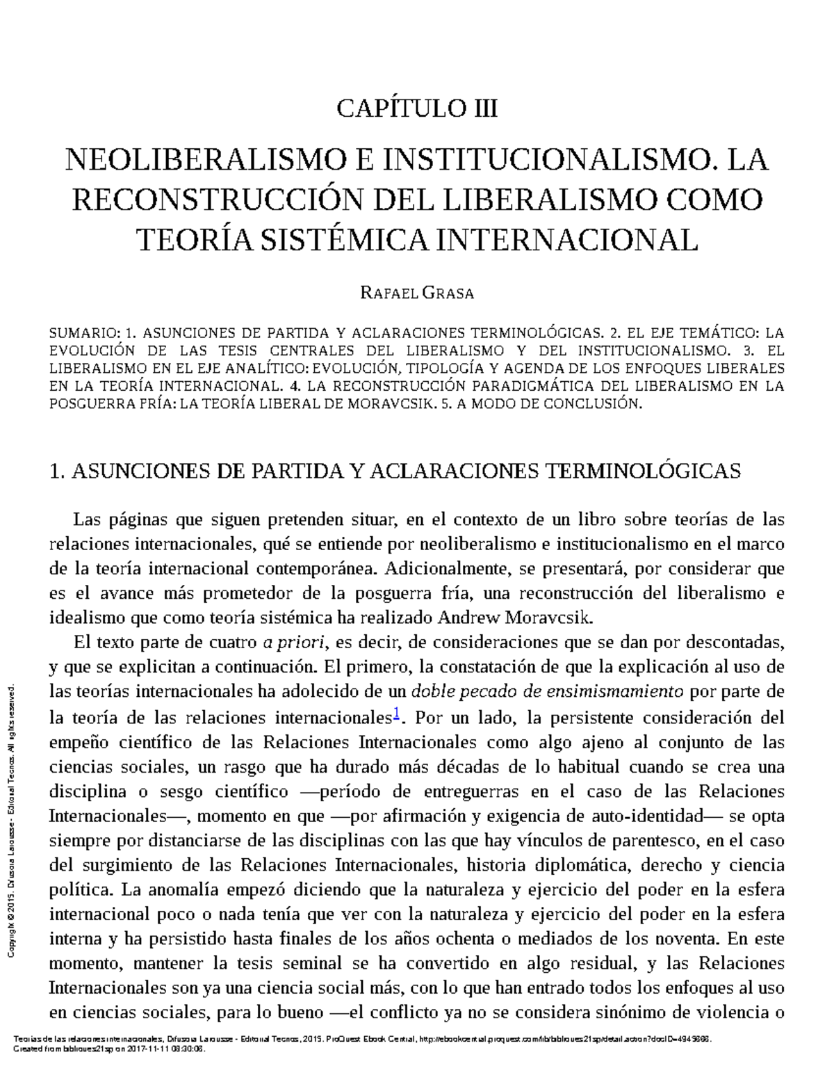3Teorías de las relaciones internacionales Capítulo III Neoliberalismo ...