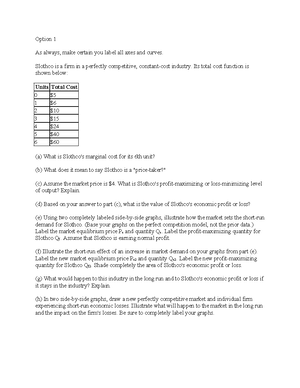 The production Function - Studocu