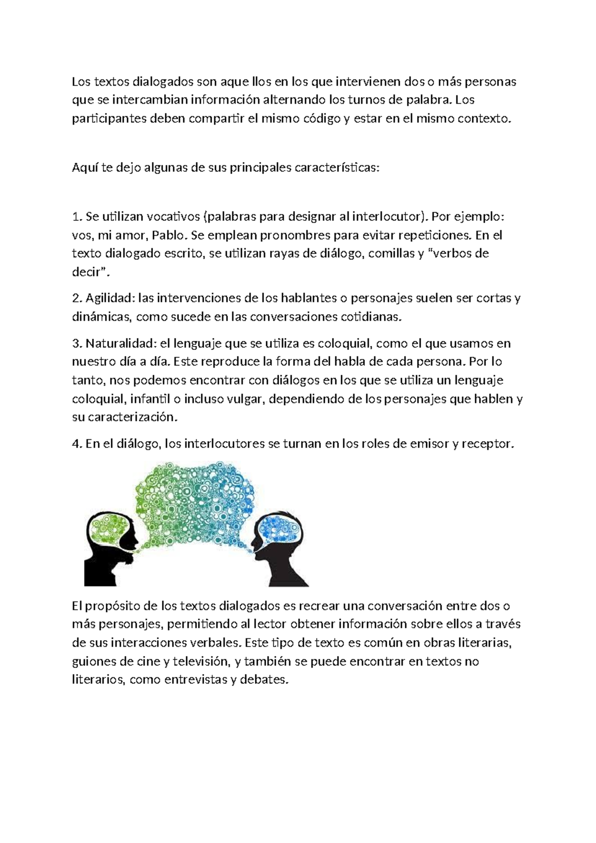 Lenjuajee - Los textos dialogados son aque llos en los que intervienen ...