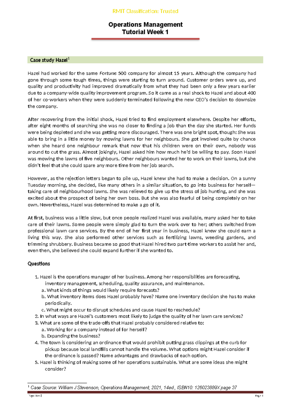 Operations-Management-W1 - RMIT Classification: Trusted Operations ...