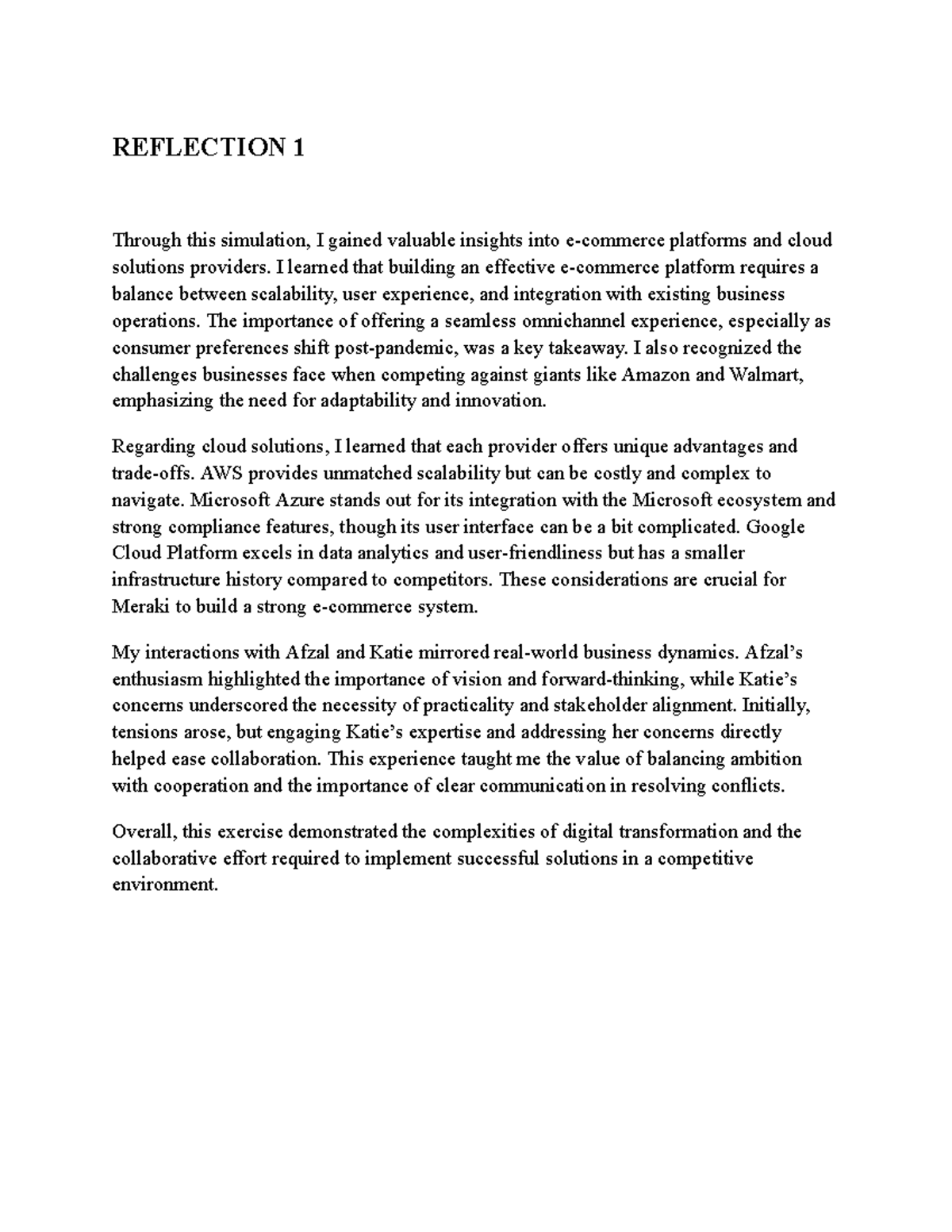 Reflections sim 2 itm 100 - REFLECTION 1 Through this simulation, I ...