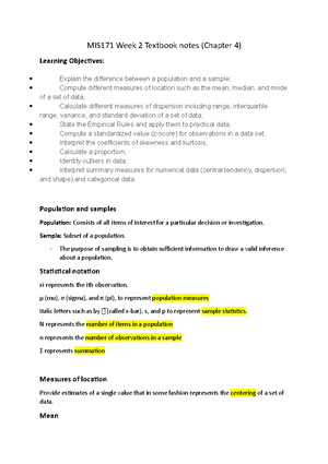 Chapter 3; Data Visualization - Data visualization the process of ...