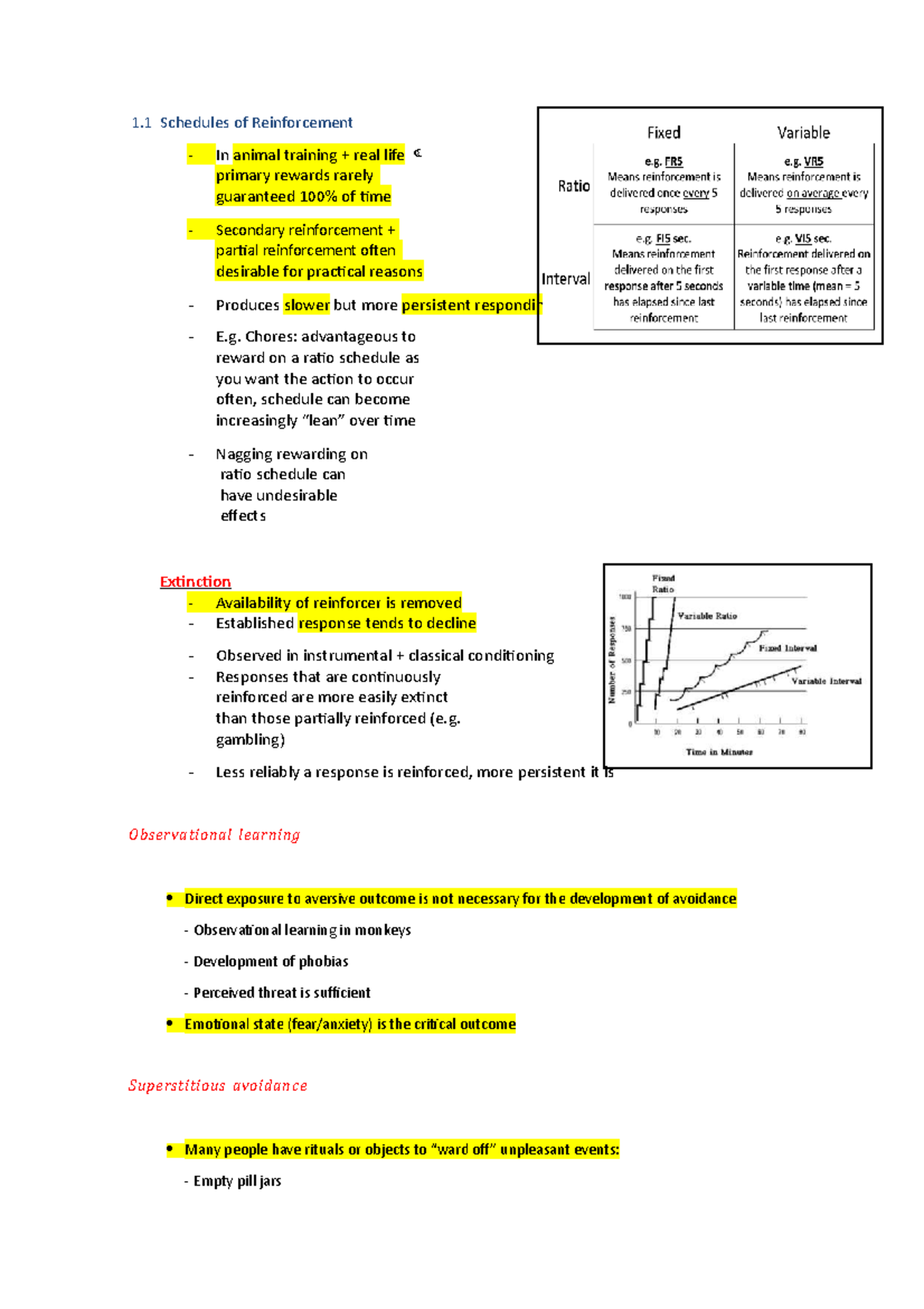 Lec 10 - Lecture notes 10 - 1 of Reinforcement In animal training ...