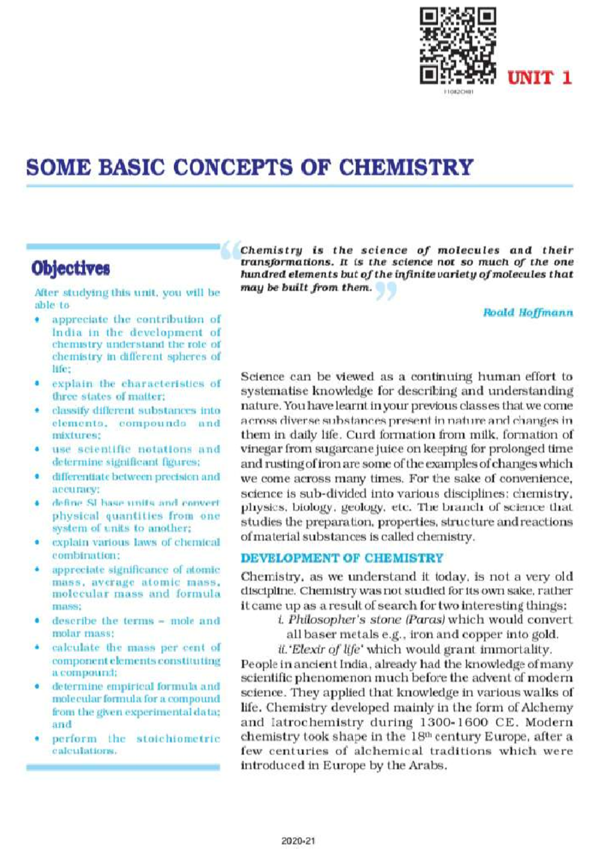 Chemistry text page 1 - Basic concepts in chemistry - Studocu