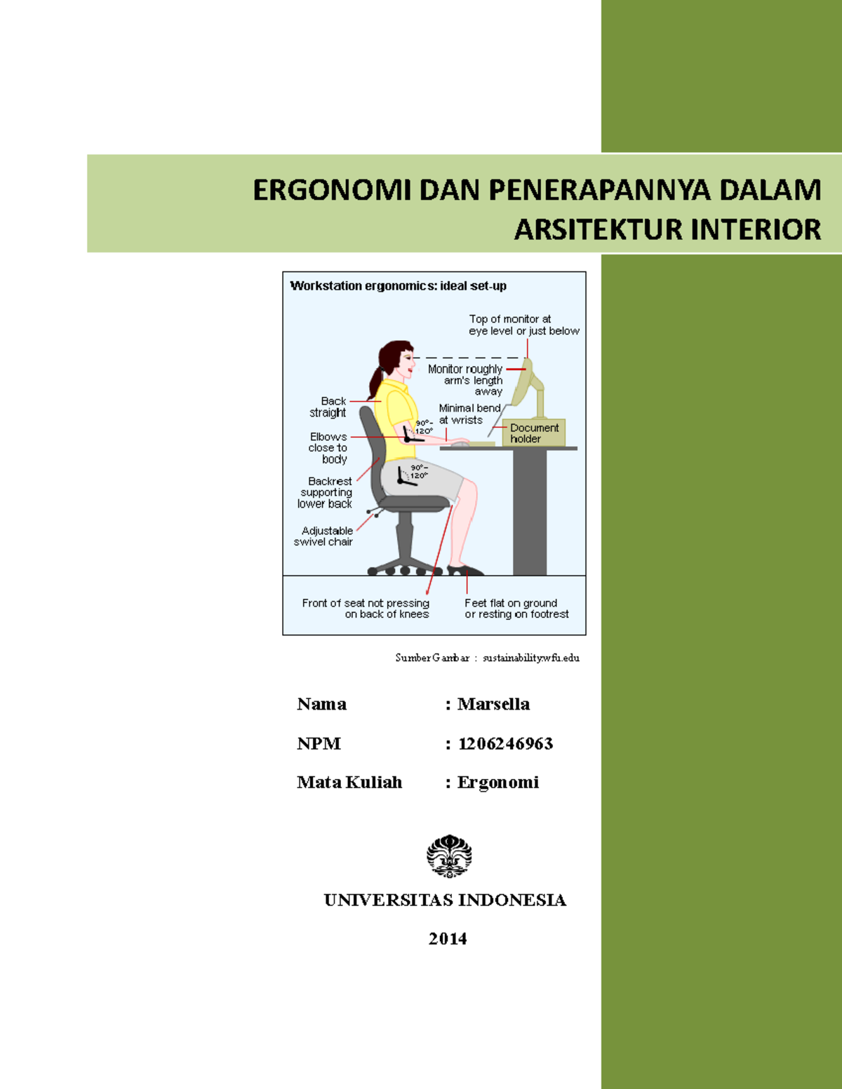 Paper - Application of Ergonomics in Interior Design - Sumber Gambar ...