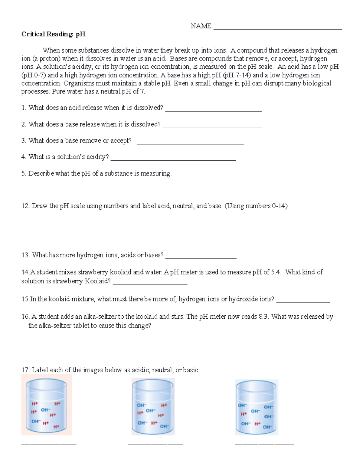 P H Worksheet 15 16 - Study - NAME ...