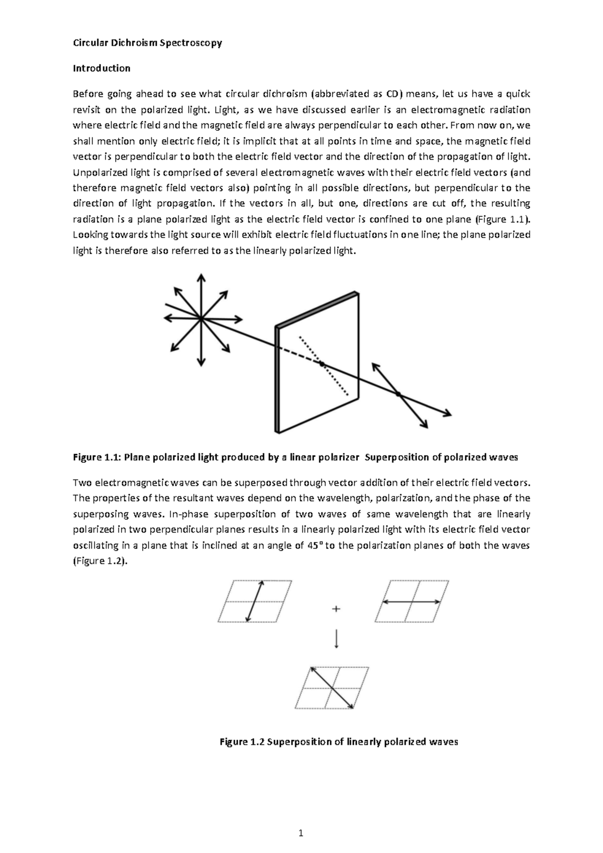 Circular Dichroism Spectroscopy - Circular Dichroism Spectroscopy ...