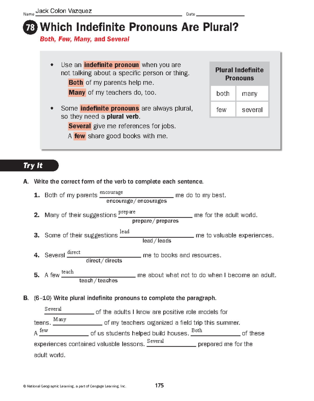 K g k sch am1hb Gxve UB 1c HBlcm Rhcm J 5c2Qub3Jn Plural Indefinite ...