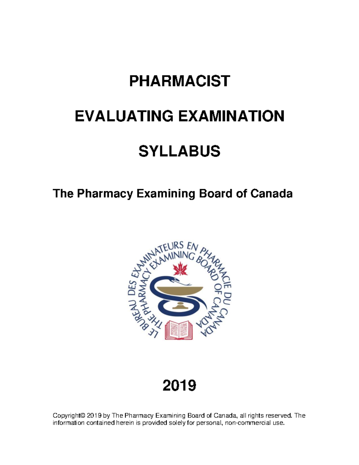 Syllabus - dfd - PHARMACIST EVALUATING EXAMINATION SYLLABUS The Pharmacy Examining Board of ...