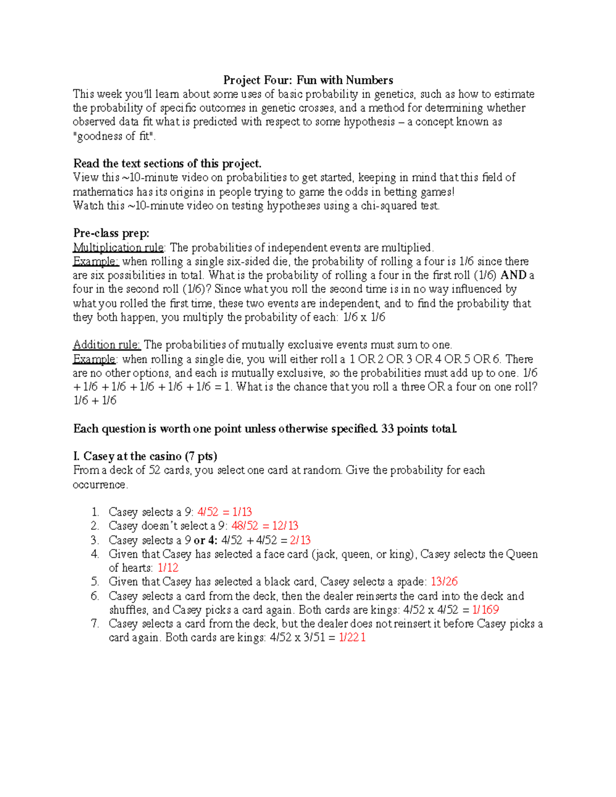 BIOL2302 Project 4 - Project Four: Fun with Numbers This week you'll ...