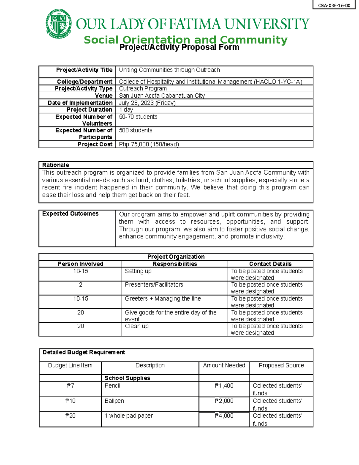 SOCI-Activity-Proposal-Form - Project/Activity Proposal Form Project ...
