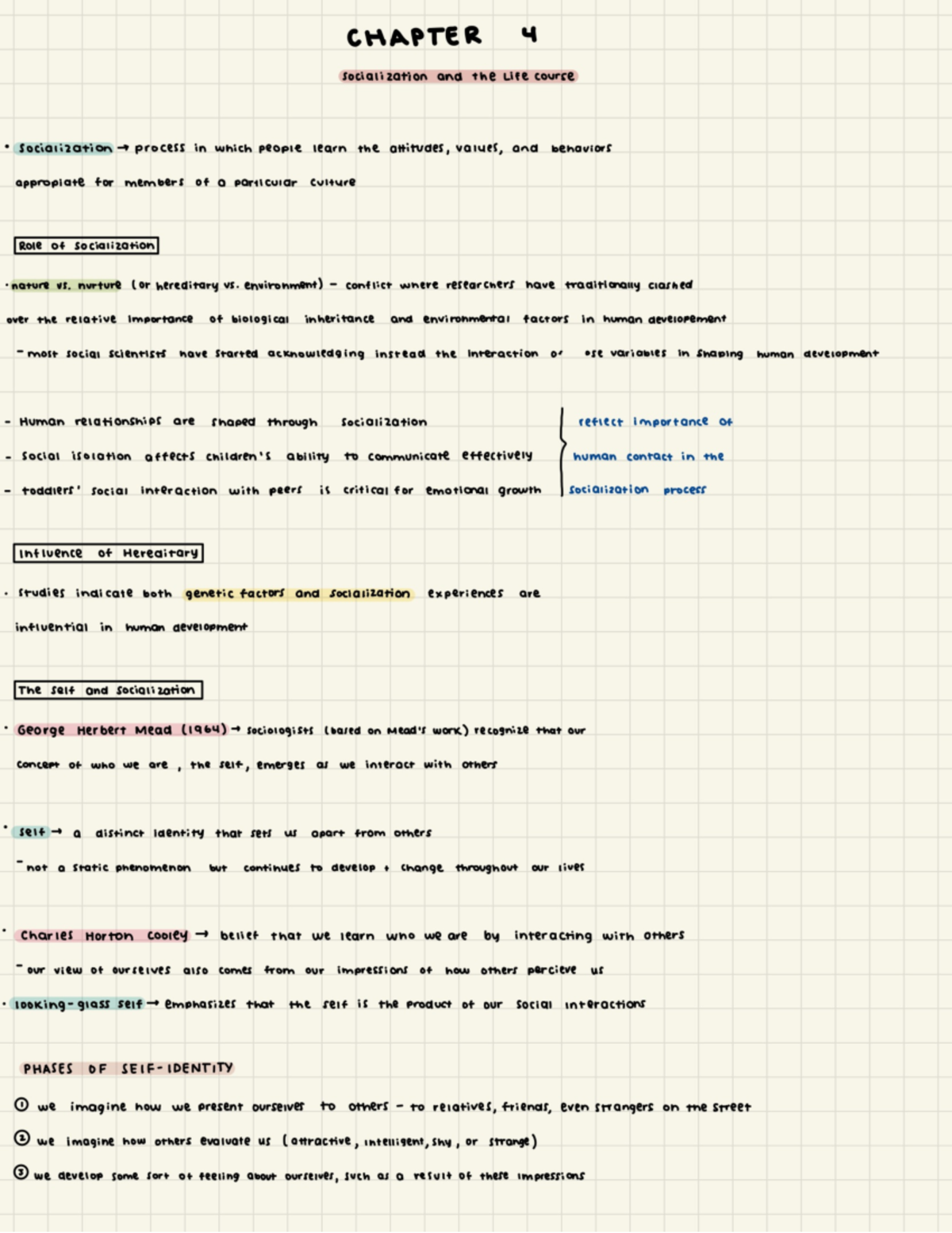 Sociology-19 - Chapter 4 - Socialization and the Life Course Includes ...
