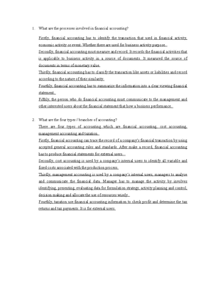 ABFA1153 - TUNKU ABDUL RAHMAN UNIVERSITY COLLEGE ACCOUNTING ASSIGNMENT ...