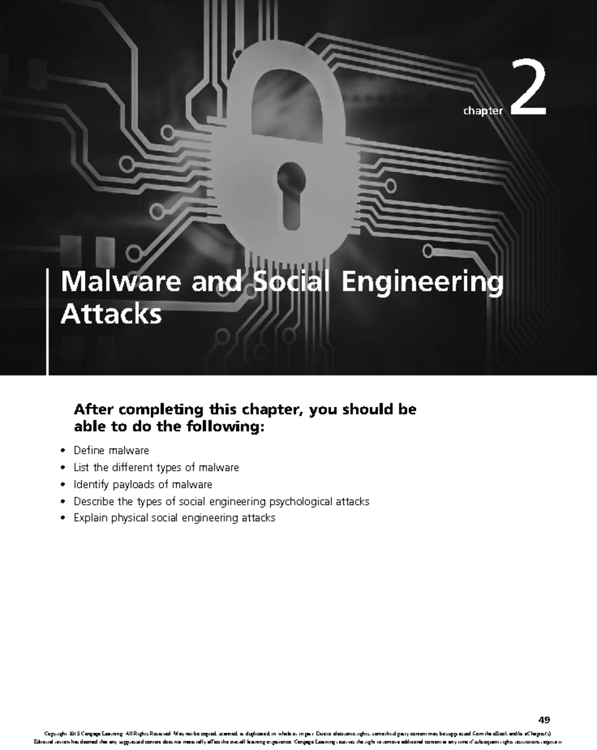 Chapter 2: Malware and Social Engineering Attacks - Studocu