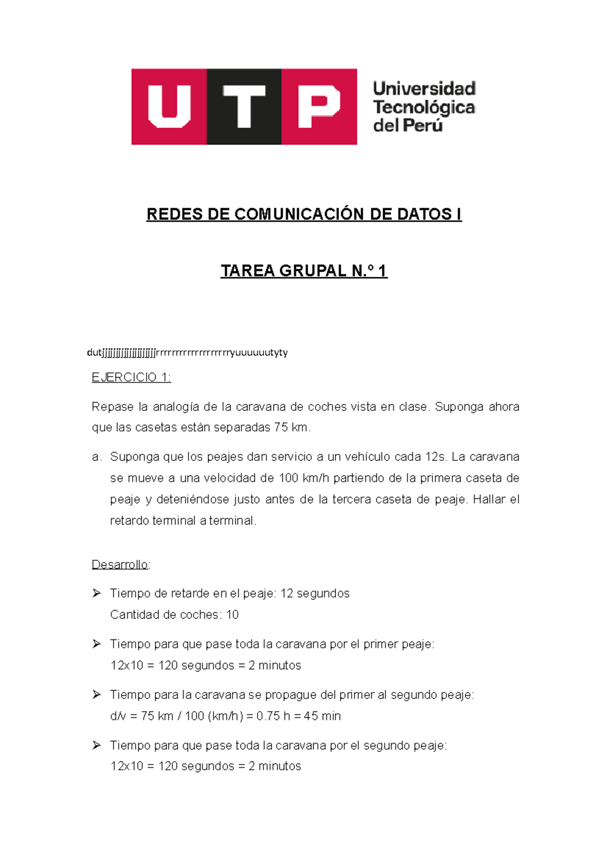 Redes y comunicacion de datos eso eso - Redes y Comunicación de Datos 2 - UTP - Studocu