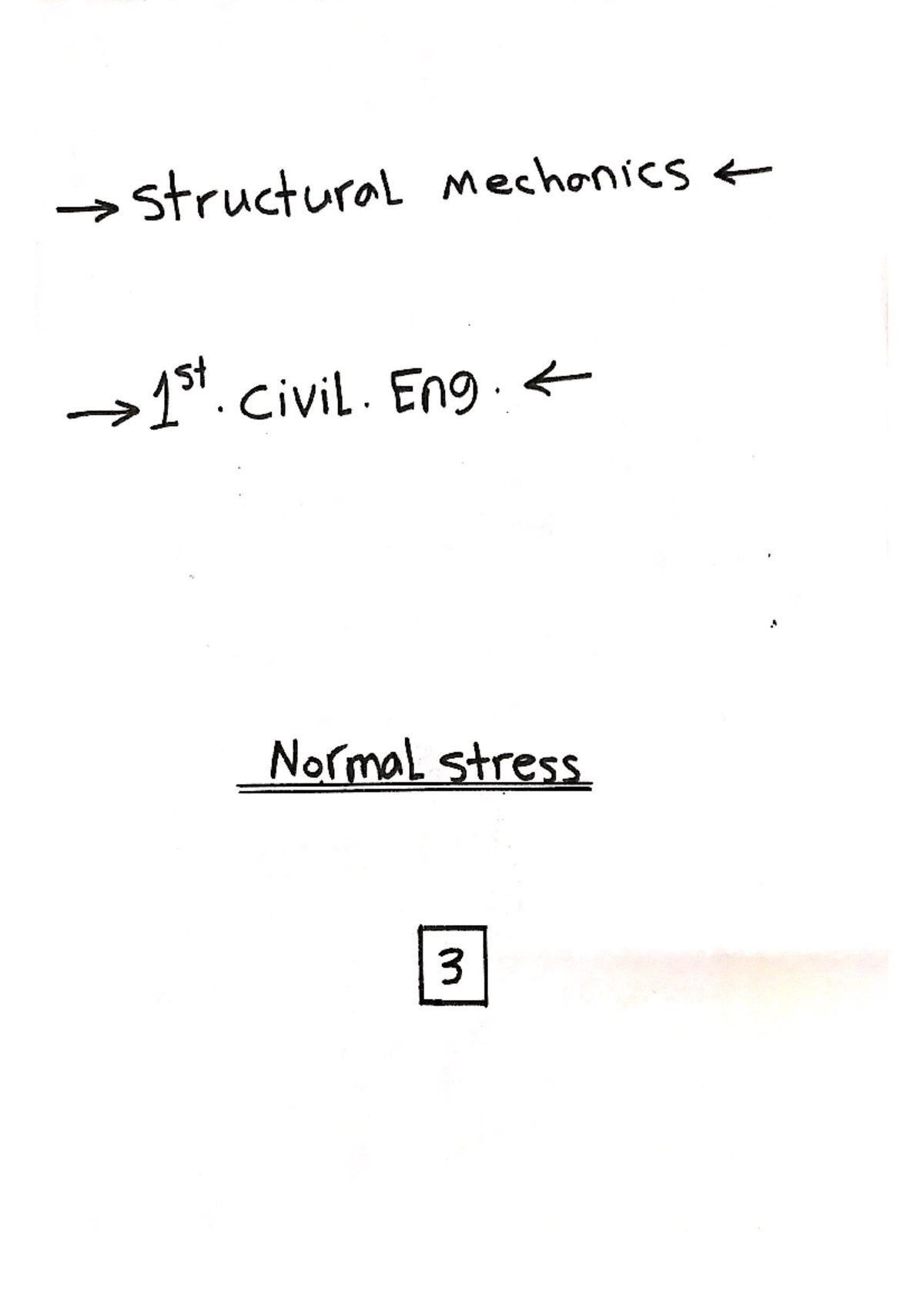 Normal Stress 1 - Structure FOR electrical engineers. - structure - Studocu