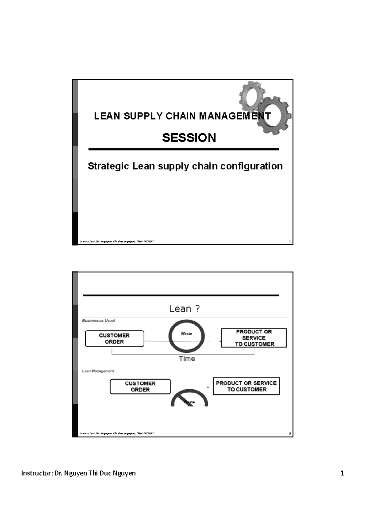 5-N-Strategic LSCM configuration - Instructor: Dr. Nguyen Thi Duc ...