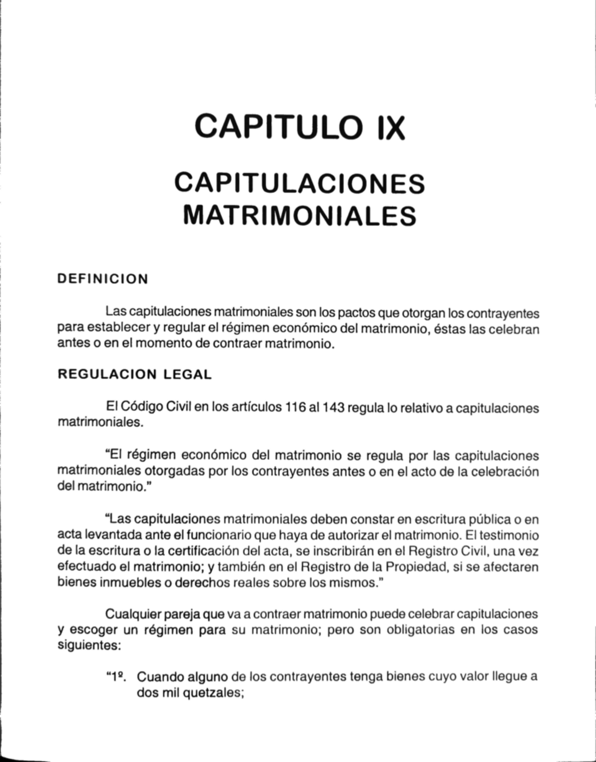 Capitulaciones matrimoniales - Derecho Notarial III - UMG - Studocu