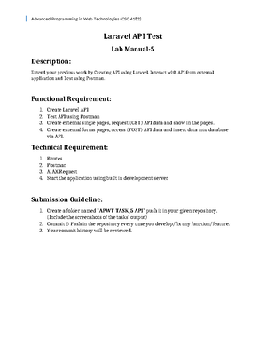 Advanced Database Management System LAB QUIZ - Advanced Database ...
