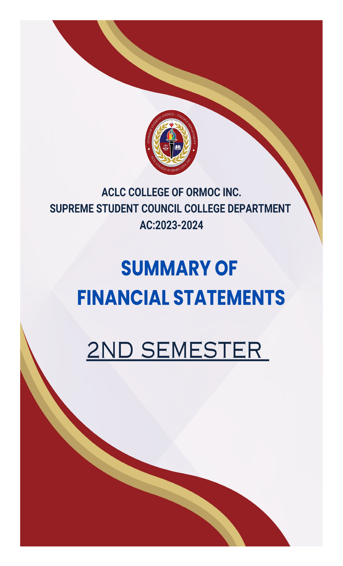 Title OF Financial Report - Intermediate Accounting 1 - Studocu