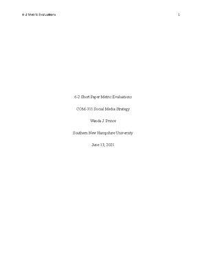 Com 311 Module 1 Short Paper - Monique Williams Com 311 Module 1 Short ...